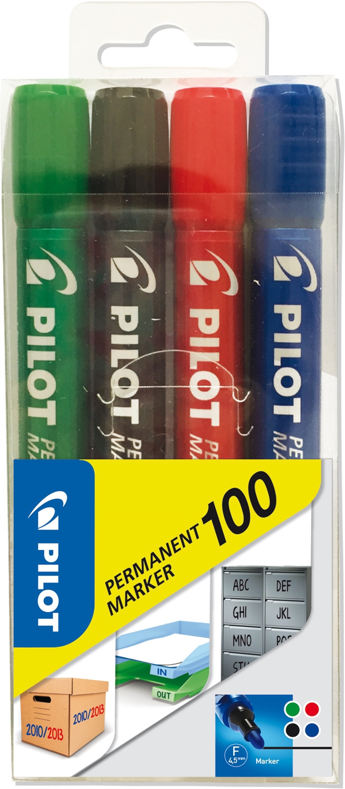 Pilot Marker Permanent 100 rund ass (4)